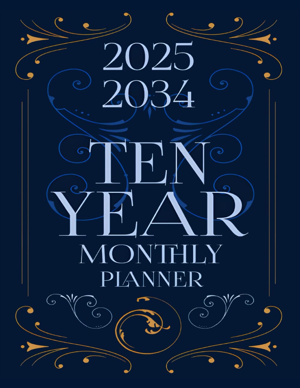 Amazon.com: 2025-2034 Ten Year Monthly Planner: 10 Year Calendar ...