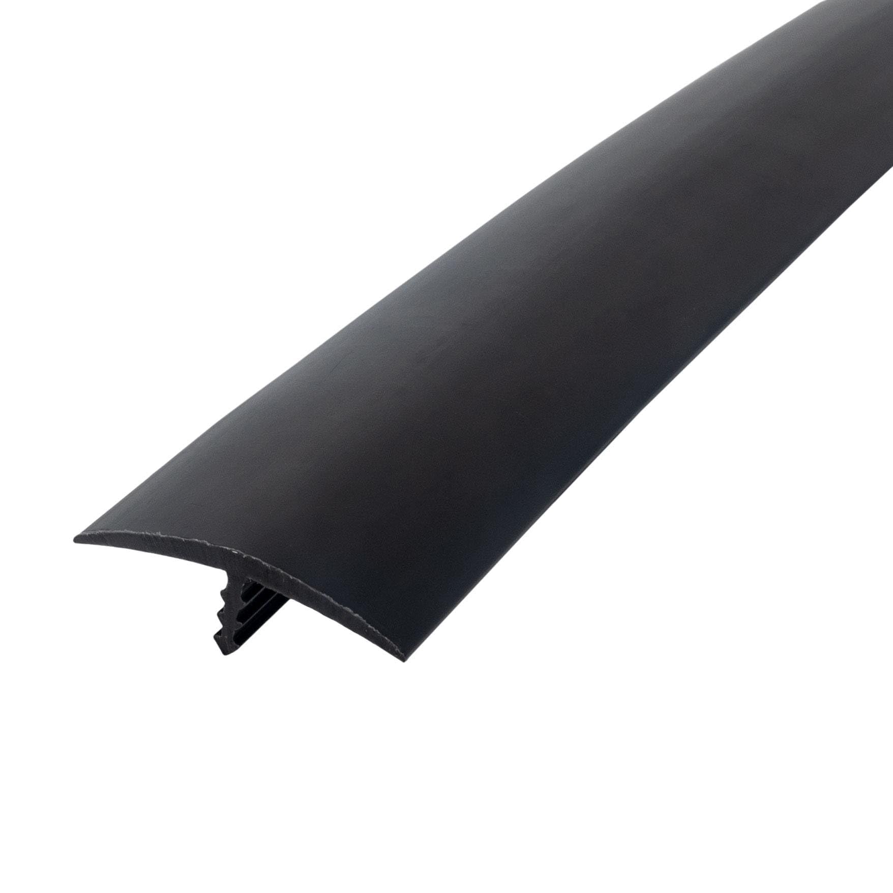 Amazon.com: Outwater Plastic T-molding 1-1/4 Inch Black Flexible ...