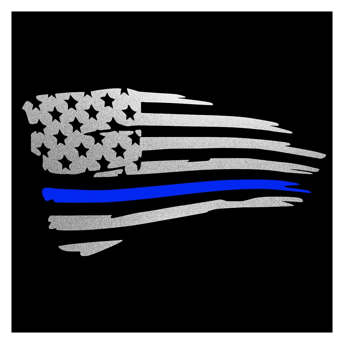 Amazon.com: American Flag Sticker Decal, Waterproof Vinyl Police Badge ...