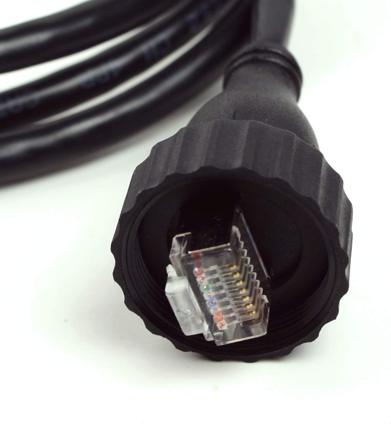 Amazon.com: ASI Ethernet Cable with Open End and Molded Waterproof ...