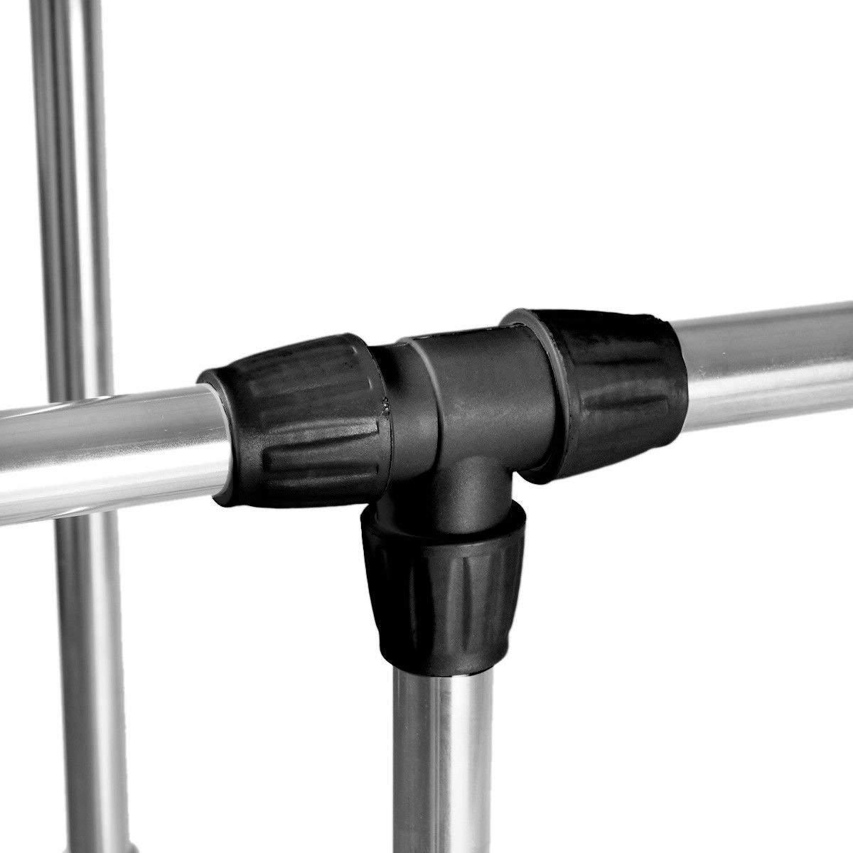 Styleys Stainless Steel Double-Pole Clothes Hanger/Rack, Rolling Bar ...