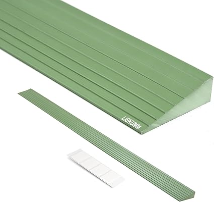 LIEKUMM 2cm Rise Threshold Ramp, Non-Slip Solid PVC Wheelchair Ramp ...