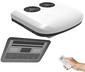 Amazon.com: DC 12V Cooling RV Air Conditioner 10500 BTU, Universal RV ...