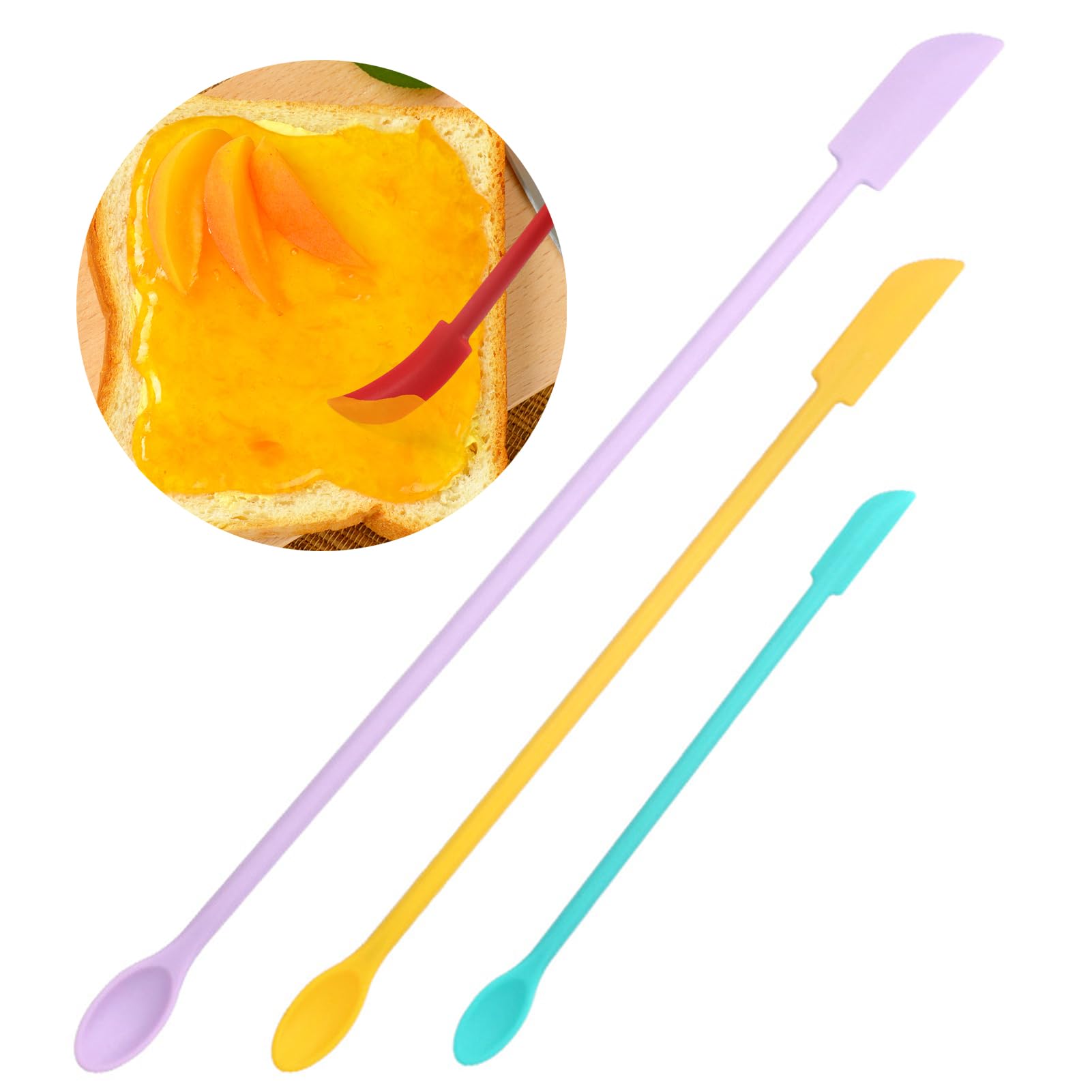 Amazon.com: Makeup Spatula Tool for Cosmetics Beauty Kitchen Jar Mini ...