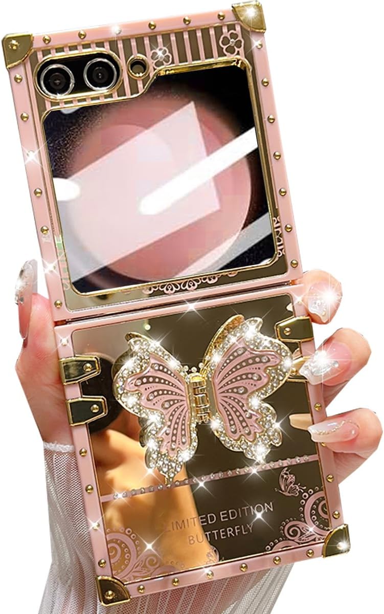 Amazon.com: Szakdws Sparkle Case for Samsung Galaxy Z Flip 6 5G with ...