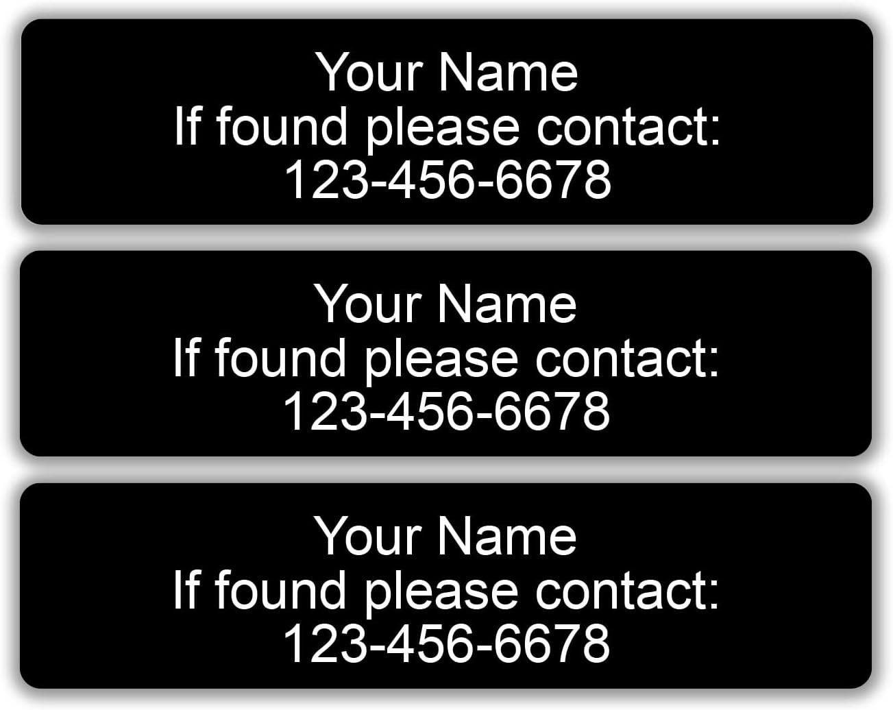 Amazon.com : Personalized Golf Club ID Labels Customizable (36pcs ...