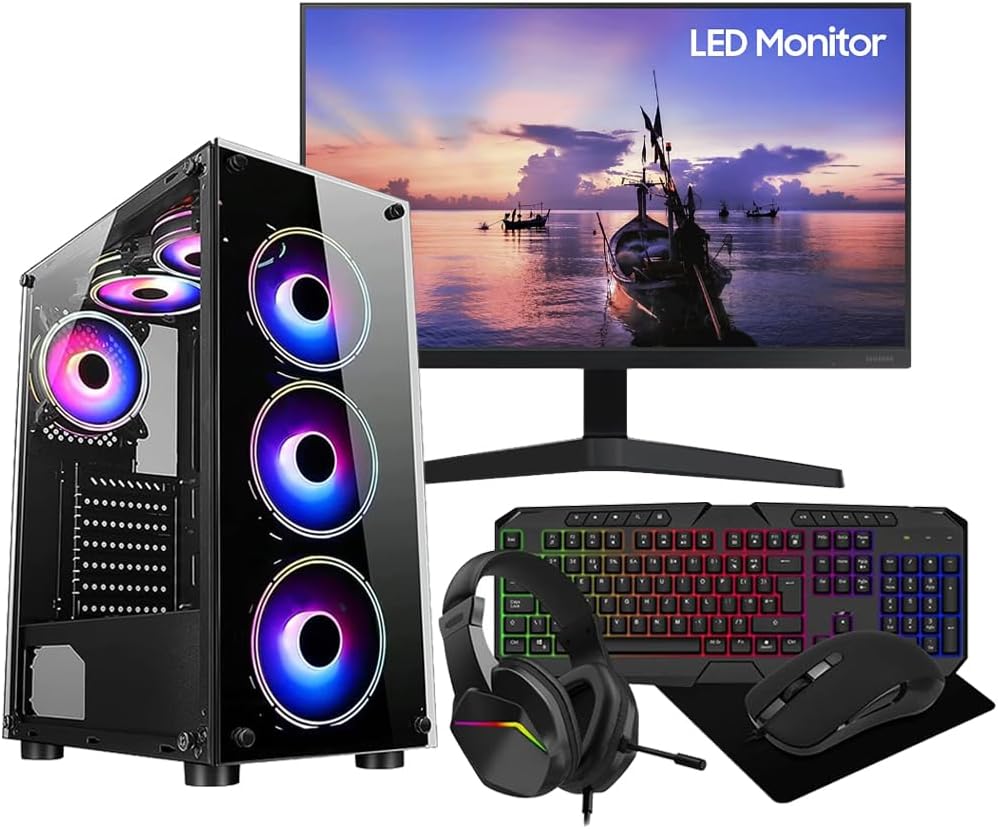Veno Scorp GAMING PC Bundle Intel Core i7 2600 16GB Ram, 24" Full HD ...