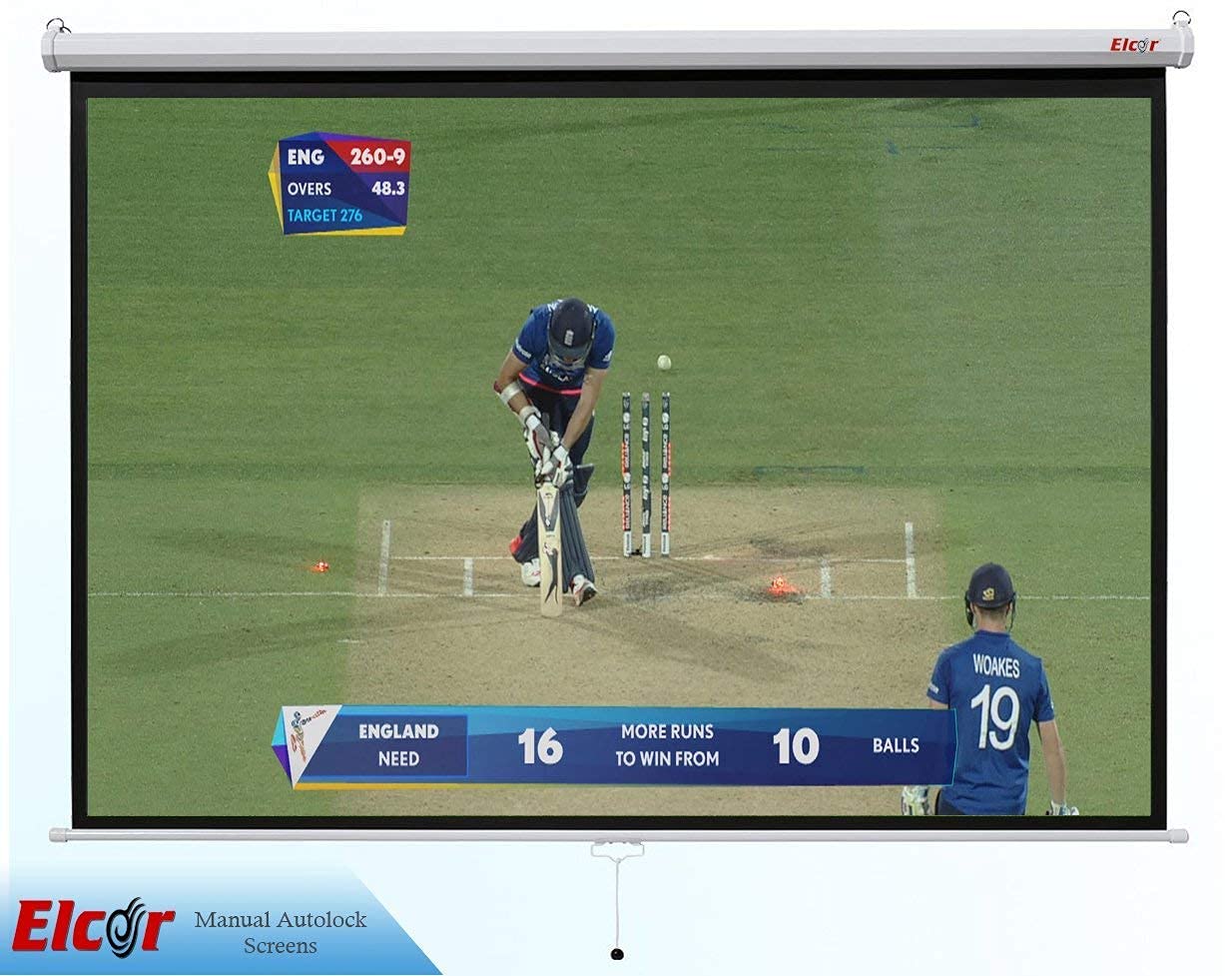 ELCOR lite Series Manual Wall/Ceiling Mounted Projection Screen 150 ...