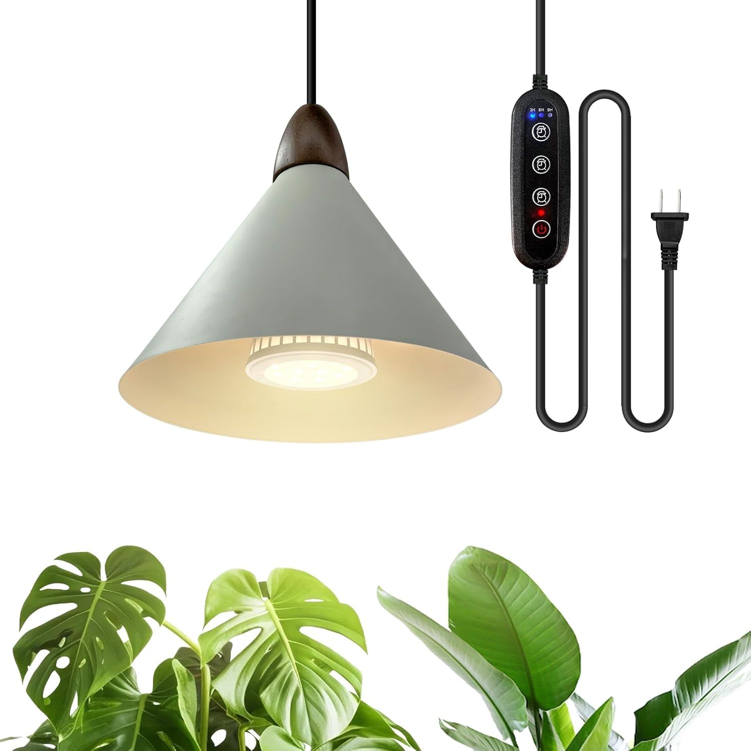 Amazon.com : VALIKIY Hanging Grow Light, 20W Full Spectrum Pendant Grow ...