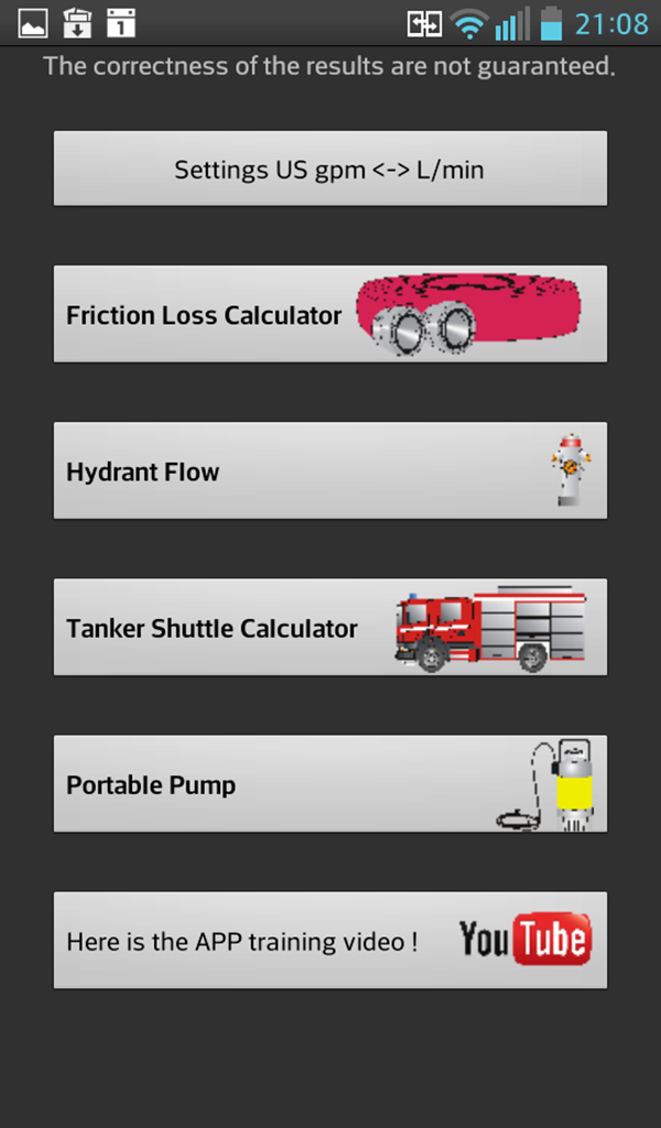 FireFighter CalcTool - App on Amazon Appstore