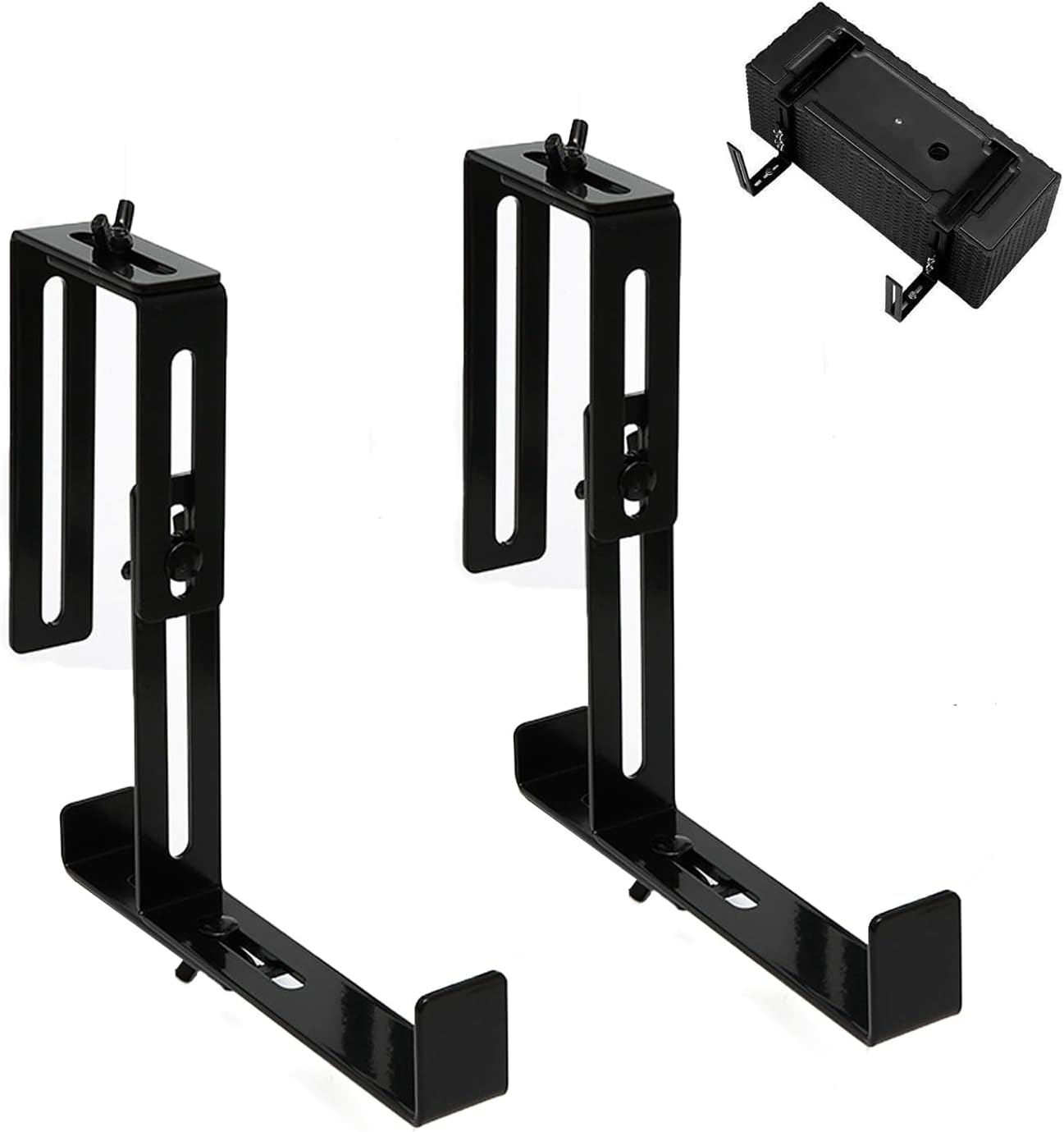 Amazon.com: Window Box Brackets Adjustable Planter Box Bracket Outdoor ...