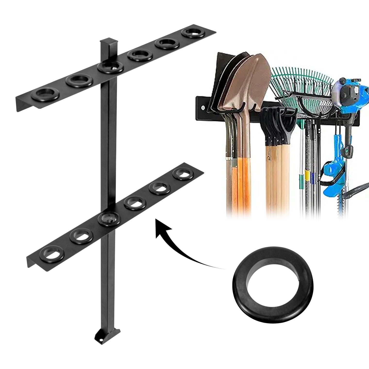 Amazon.com: Forcecar Landscape Hand Tool Rack for Trailer Truck with 6 ...