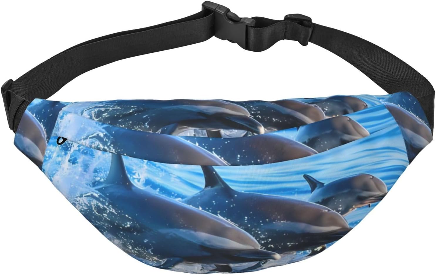 Amazon.com: Dolphin Family Fanny Pack for Women Men Waist Bag ...