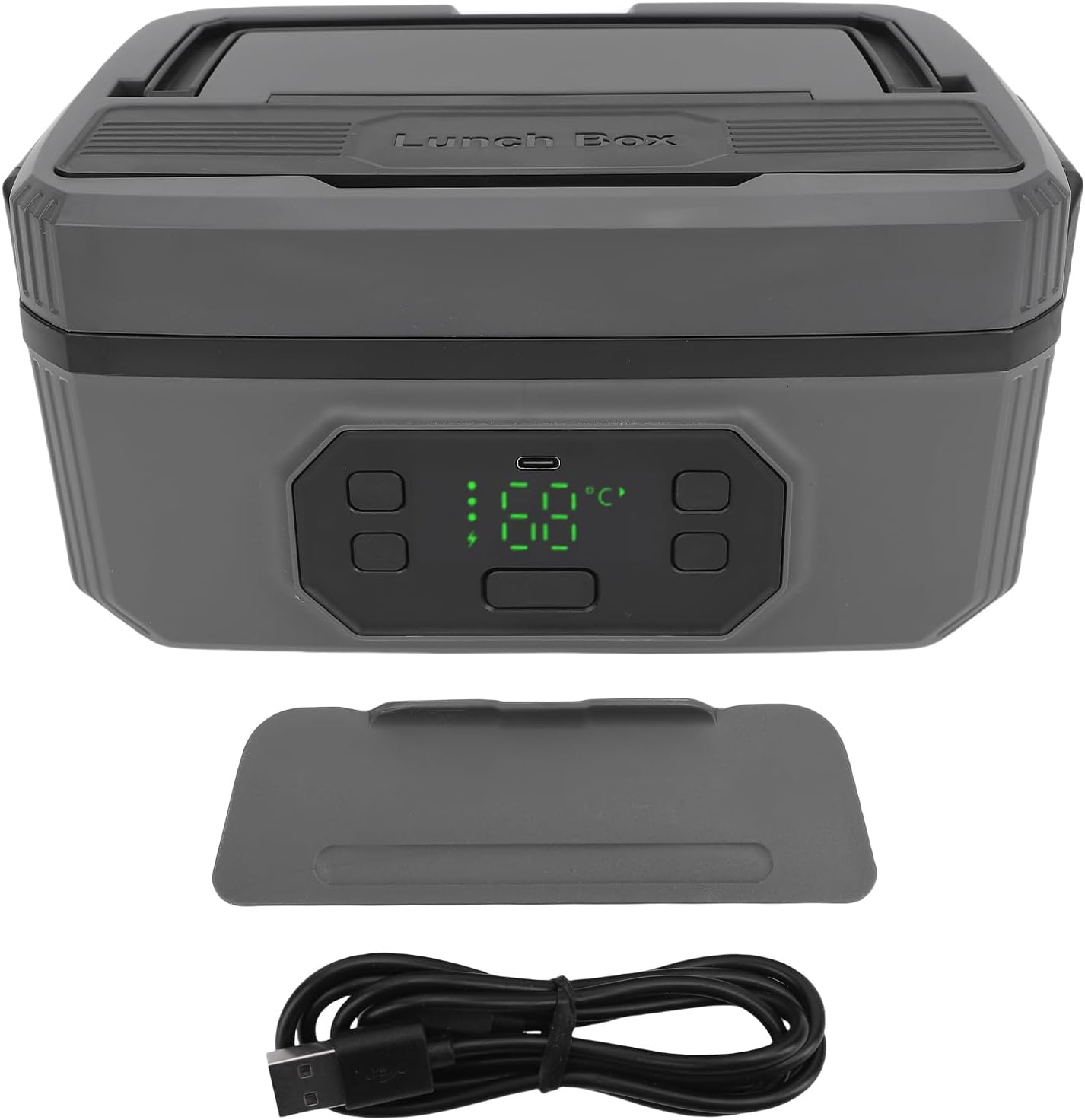 Amazon.com: Pssopp Electric Heated Lunch Box Food Heater,Portable ...