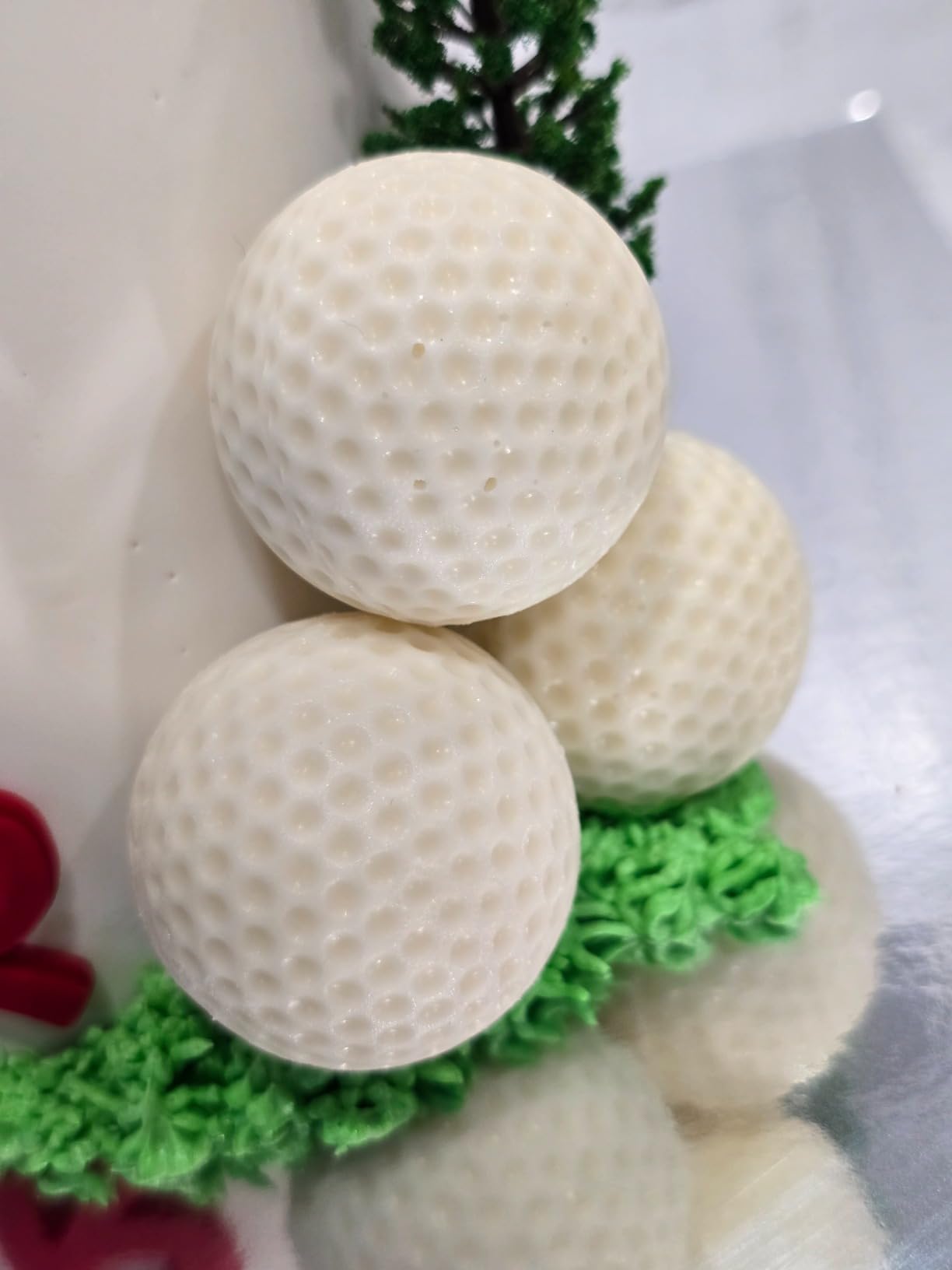 Amazon.com: Webake Golf Ball Chocolate Molds, Silicone Golf Ball Mold ...