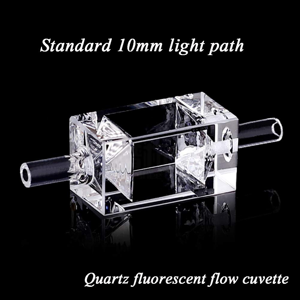 Buy Nicekko 1.5ml Quartz Fluorescent Flow Cuvette, 10Mm Optical Path ...