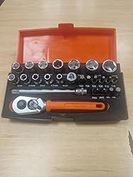 Bahco SL25 25 Piece 1/4" Drive Socket Set (SL25) : Amazon.co.uk: DIY ...