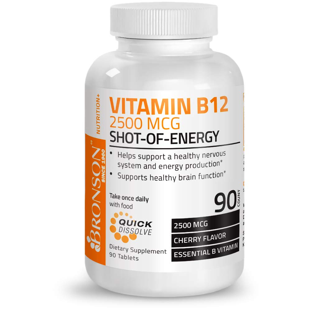 Snapklik.com : Vitamin B12 2500mcg Shot Of Energy Fast Dissolve ...