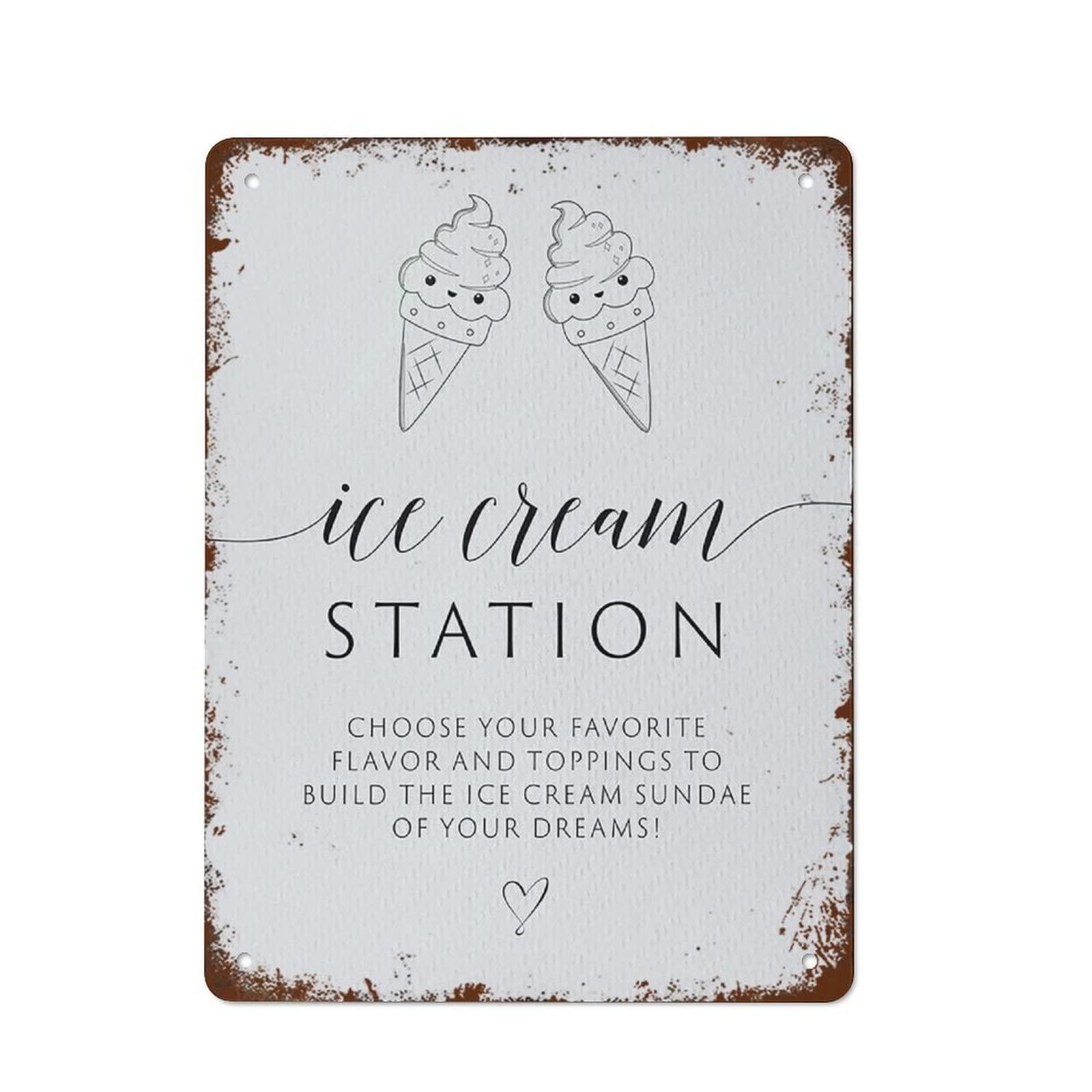 Letrero De Heladería Imprimible