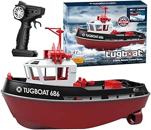 Amazon.com: GkGk 1/72 High Speed RC Tugboat, 2.4 Ghz Remote Control ...