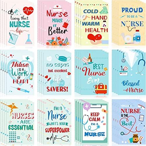 Amazon.com : 48 Pcs Nurse Notebooks Funny Medical Caring Gifts Mini ...