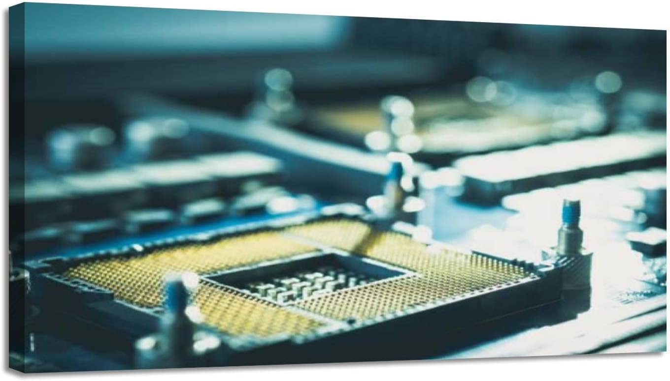 Amazon.com: Skipvelo Wall Art Paintings Hardware electronic technology ...