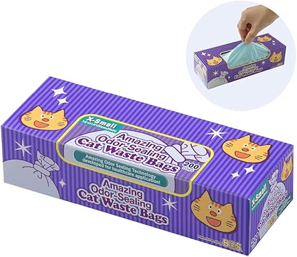 Amazon.com: BOS Amazing Odor Sealing Cat Waste Bags - Durable and ...