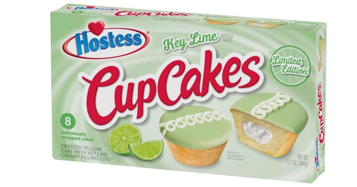 Amazon.com: Hostess CupCakes [One 8 Count Package] (Key Lime) : Grocery ...
