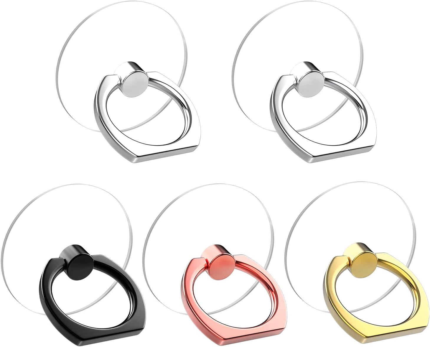 Amazon.com: Phone Ring Holder - JCHIEN Transparent Universal Finger ...