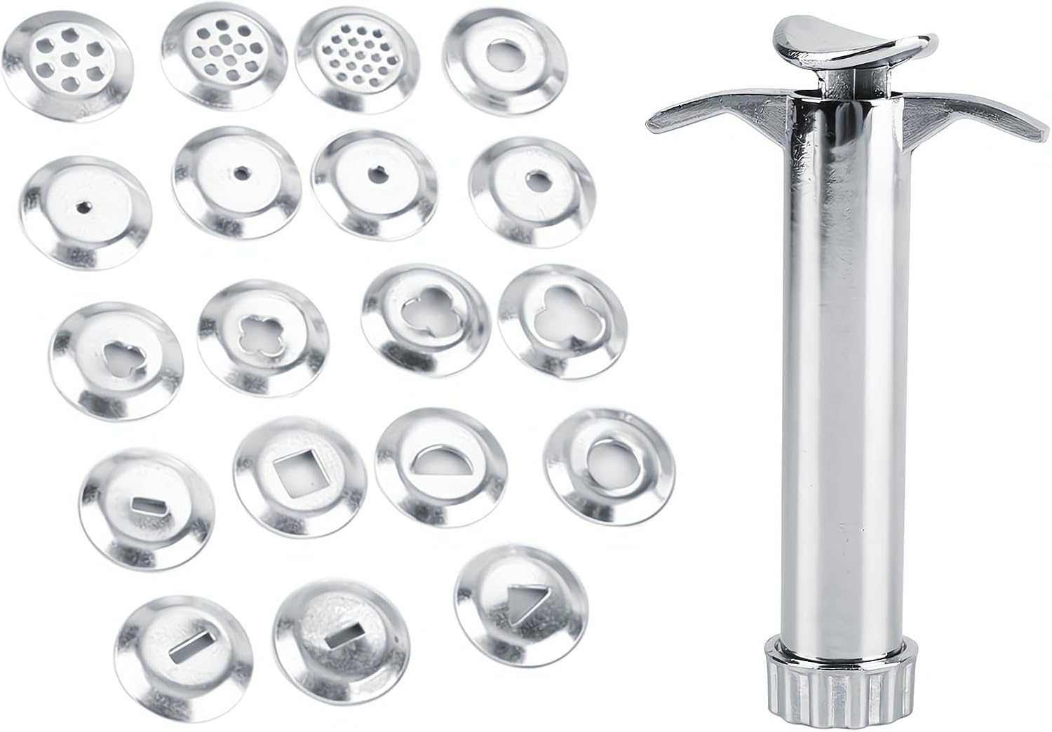 Amazon.com: Clay Extruder Alloy 19 Disc Sugar Paste Extruder Tool Craft ...
