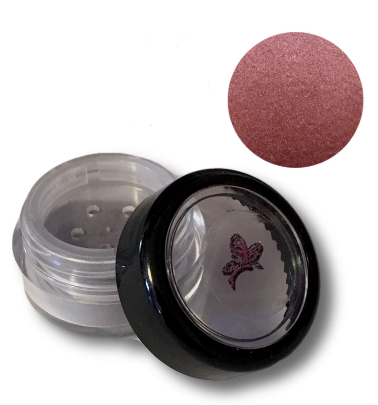 Amazon.com : All Natural Mineral Powder Burgundy Brown Pearl Eye Color ...