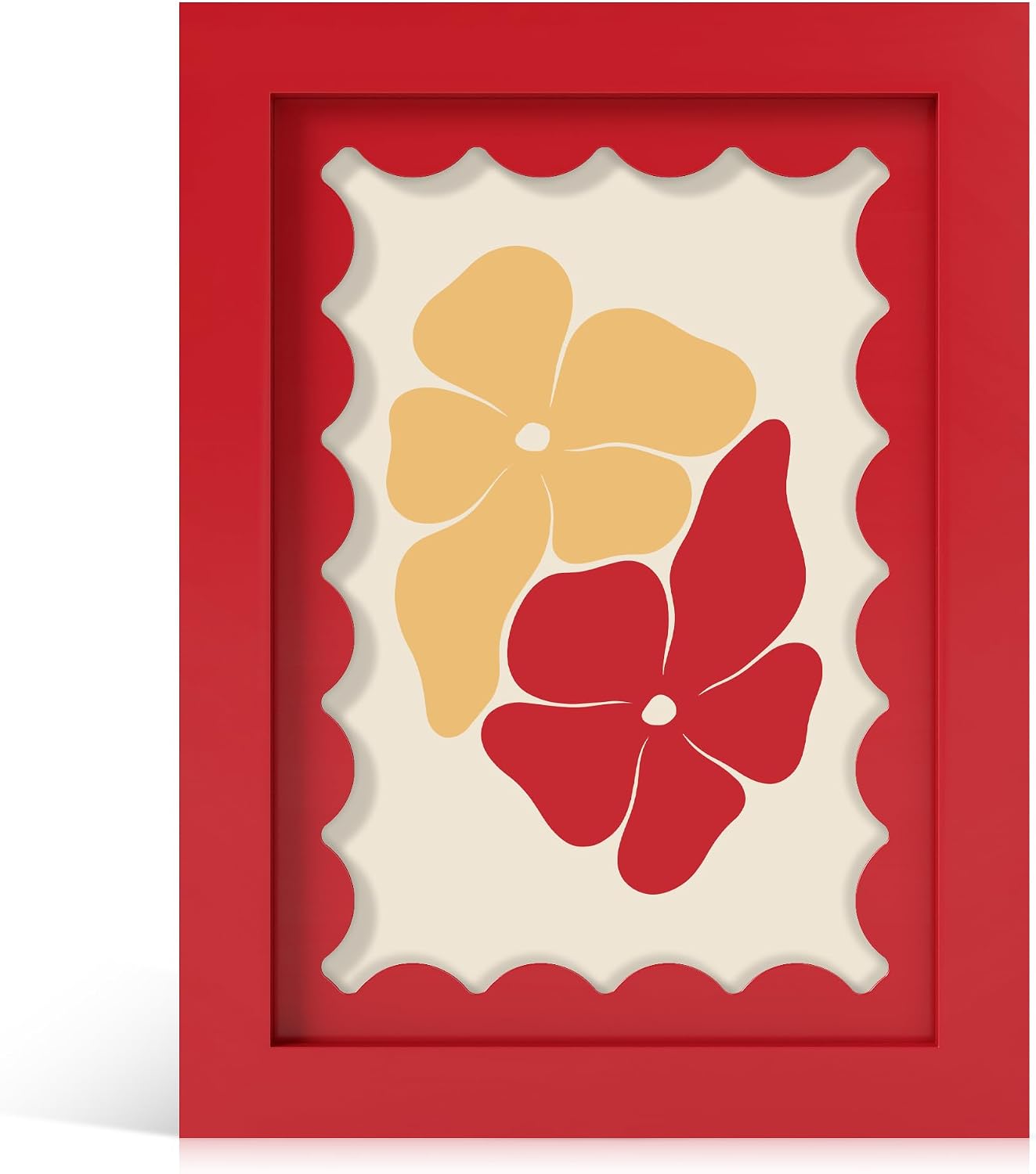 Amazon.com - THKRLOF 5x7 Picture Frame with Real Glass, Wooden cute 5 x ...