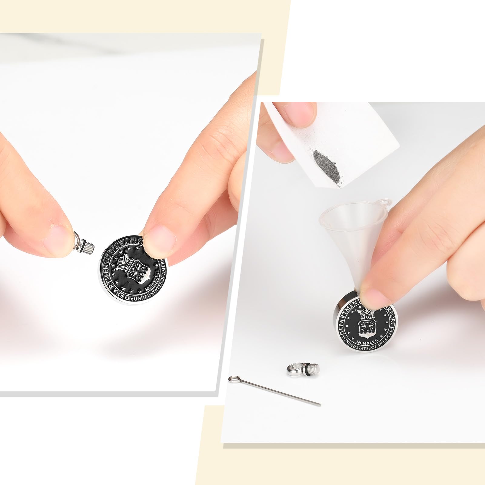 Snapklik.com : Oinsi Cremation Jewelry For Men Stainless Steel UNITED ...