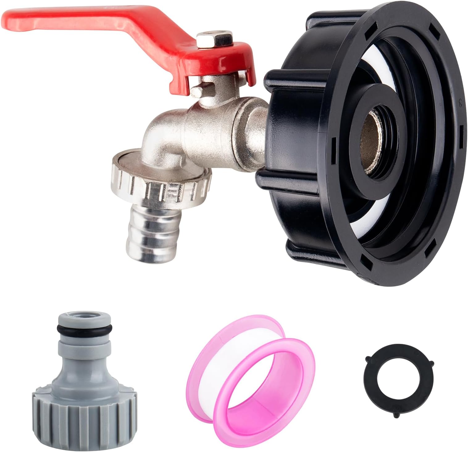 AGSSMIEE IBC Tank Fittings - IBC Tank Adapter IBC Tank Valve for S60X6 ...