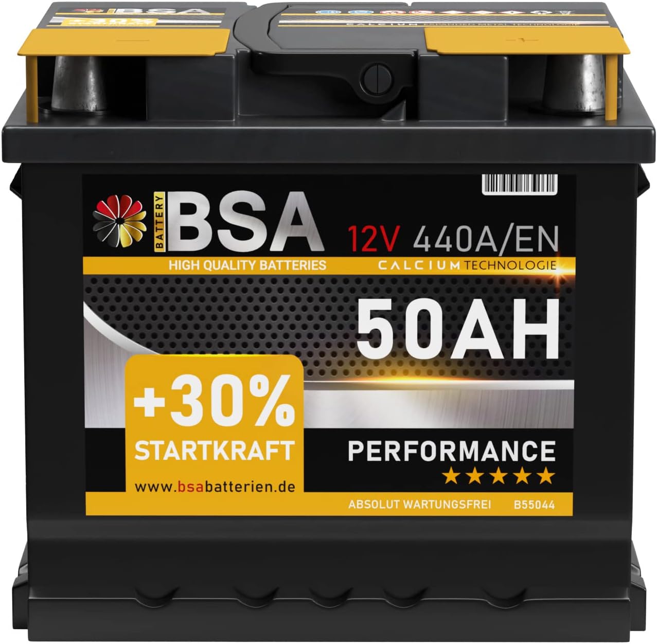 Varta Blue Dynamic 5524000473132 Autobatterien, C22, 12 V, 52 Ah, 470 A ...