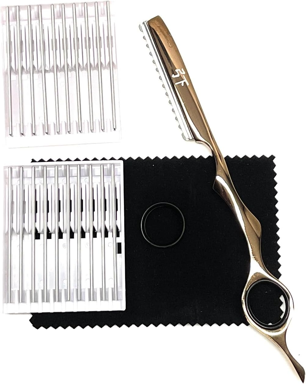 Amazon.com : Shear Fanatic® Feather Razor For Hair Cutting - Rose Gold ...