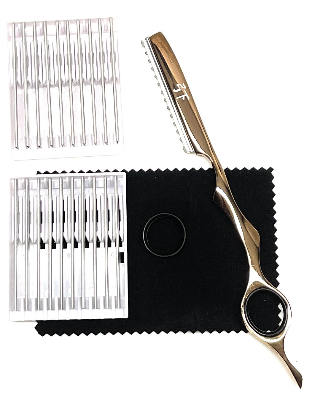 Amazon.com : Shear Fanatic® Feather Razor For Hair Cutting - Rose Gold ...