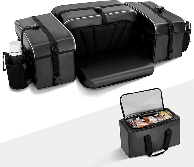 Amazon.com: ZIDIYORUO ATV Rear Storage Bag with Cooler Insulated Bag ...