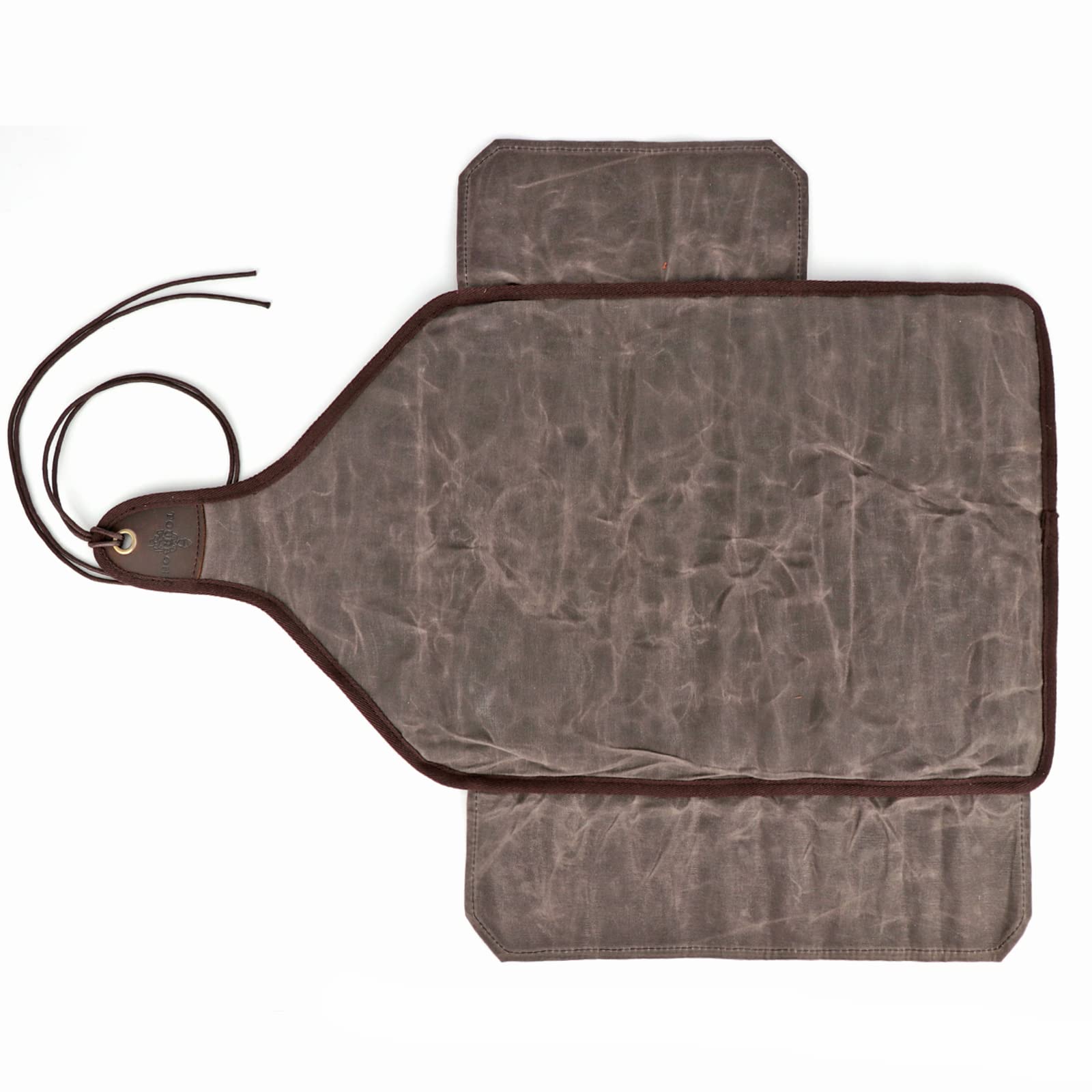 TOURBON Waxed Canvas Roll up Tool Bag Electrician Carpenter Tools ...