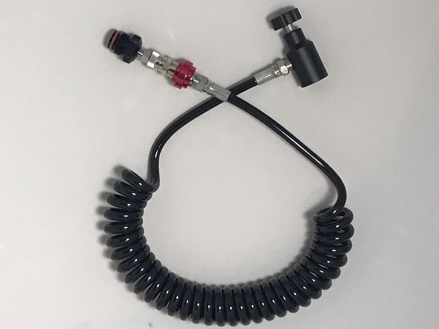 Paintball Remote Line Coil with Slide Check – Black – Yaxa Colombia