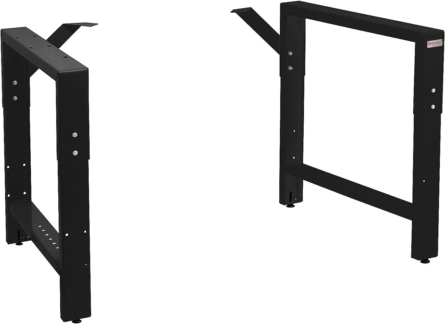 Shop Fox D2659 28-Inch Deep Work Bench Leg, Gray,black - Table Legs ...