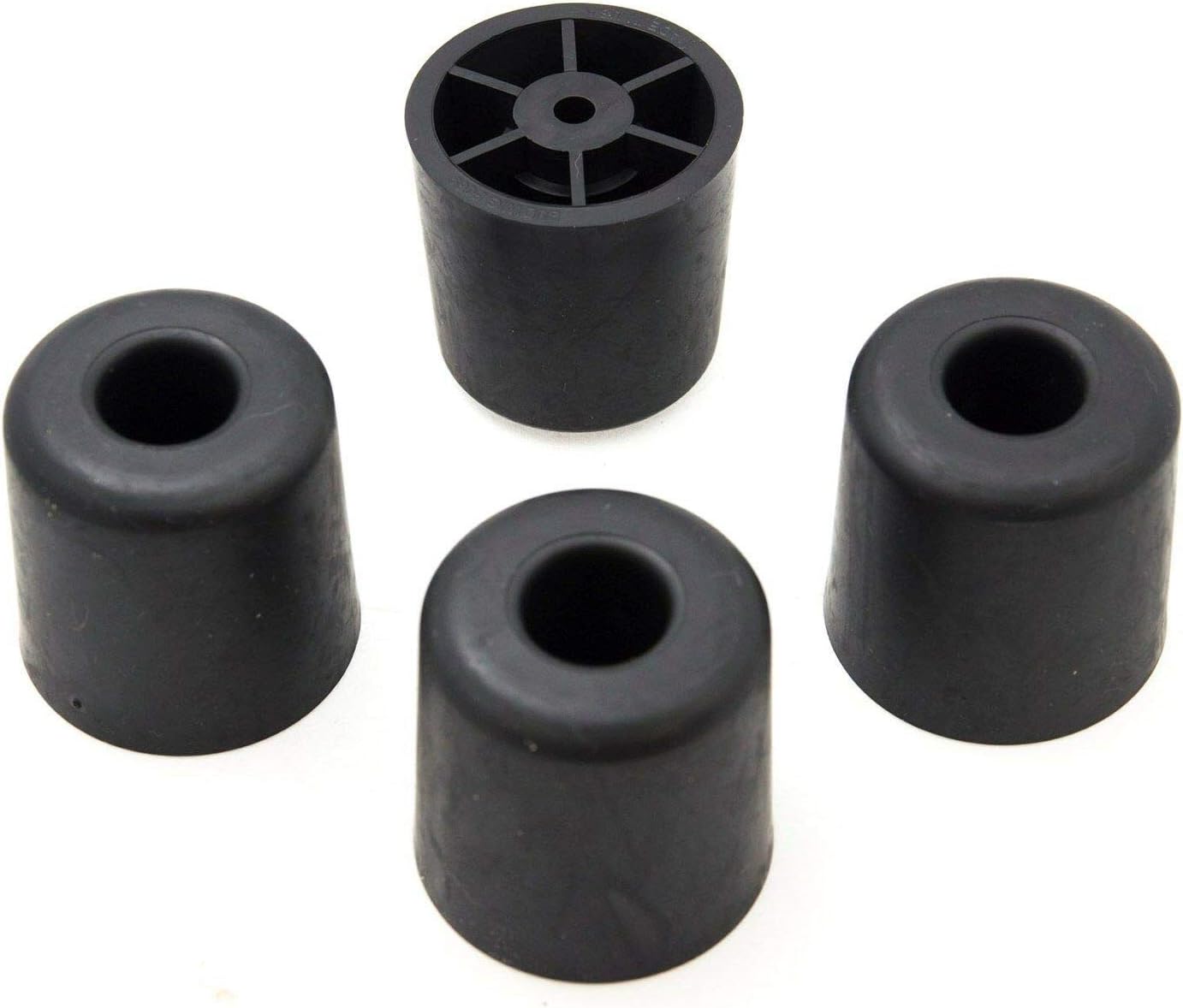 4 Large Round Cylinder Rubber FEET #1-1.375 H x 1.375- D Made in USA ...