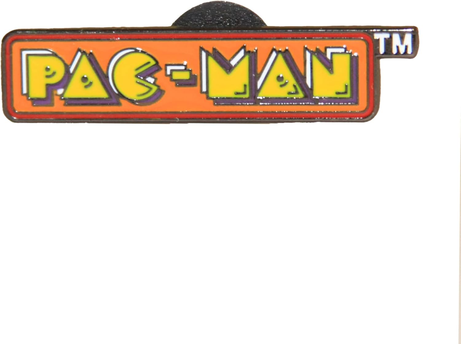 Pac Man Enamel Pin Badge (Logo Design) 10.7cm x 6.7cm x 1cm - Official ...