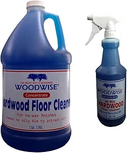 Amazon.com: Woodwise No-Wax Hardwood Floor Cleaner Gallon Concentrate ...