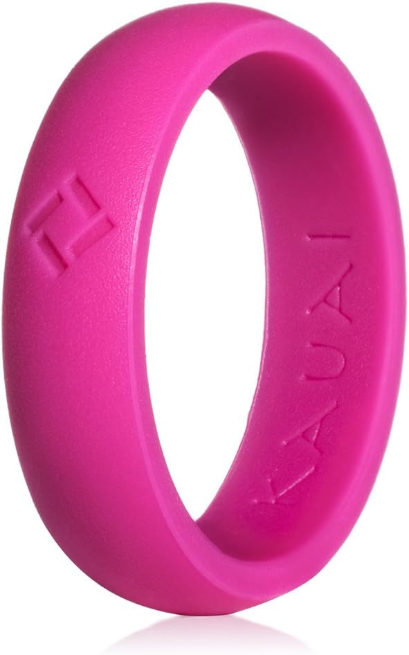 Amazon.com: KAUAI - Silicone Wedding Ring for Women -Leading Brand ...