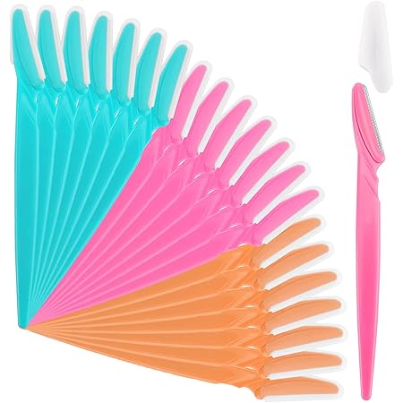 Amazon.com: 40Pcs Eyebrow/Face Razors Multipurpose Exfoliating ...
