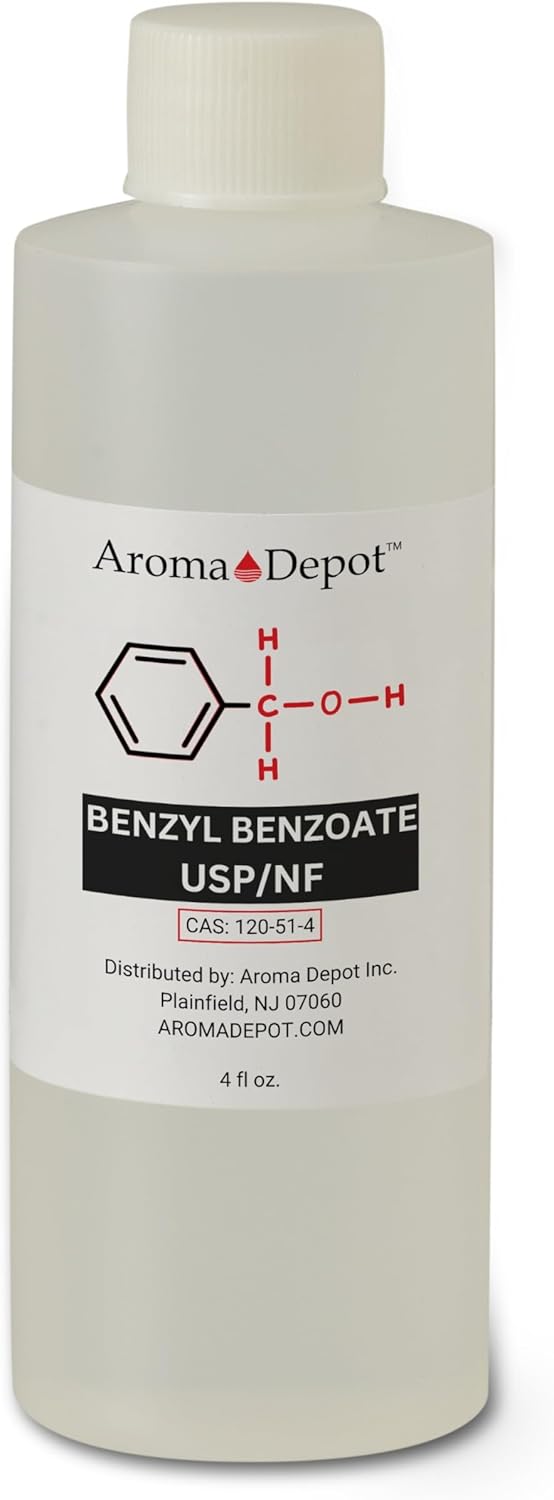 Amazon.com: Benzyl Benzoate USP Grade Liquid 4 fl oz – High Purity ...