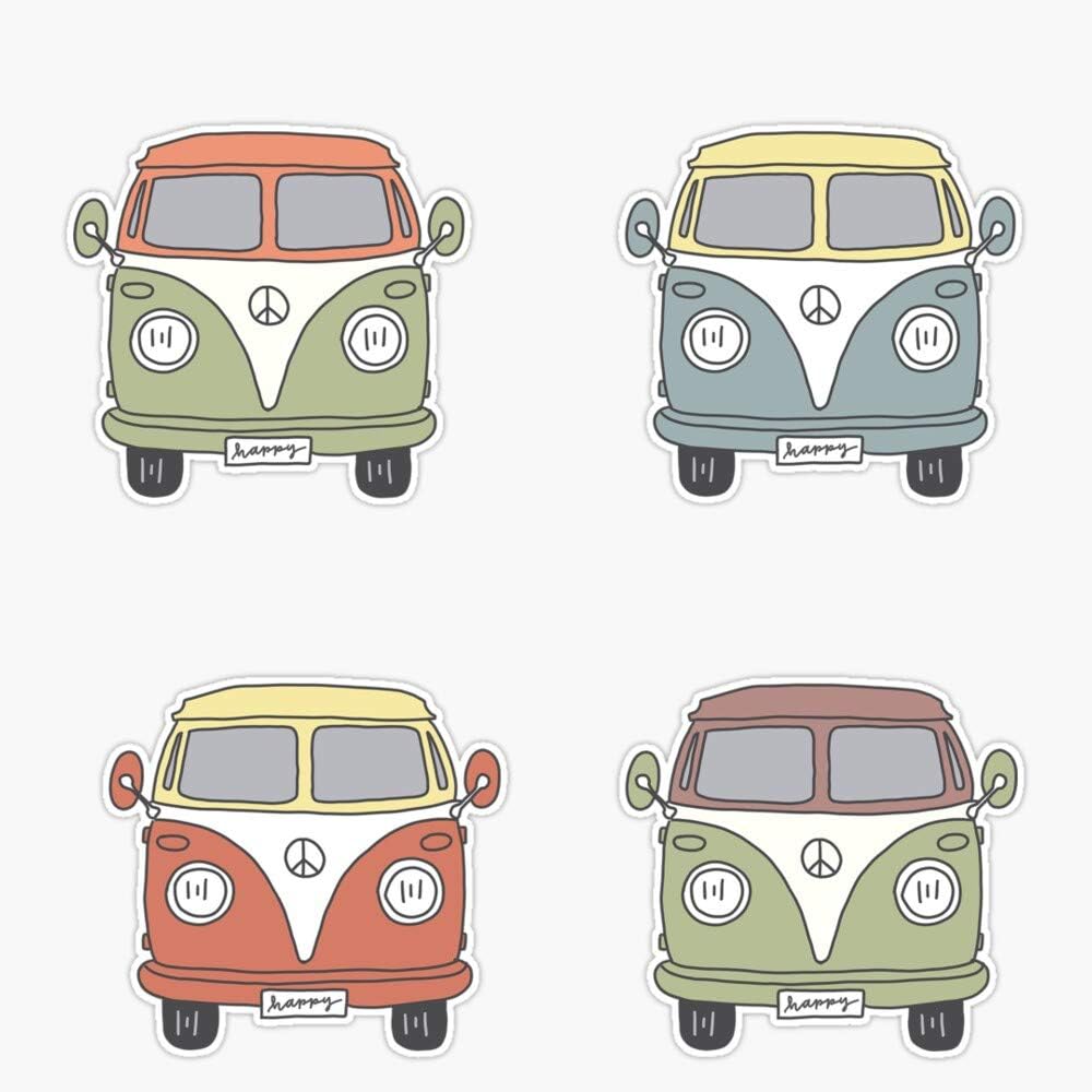 Amazon.com: Volkswagon Vans Sticker Pack Vinyl Waterproof Sticker Decal ...