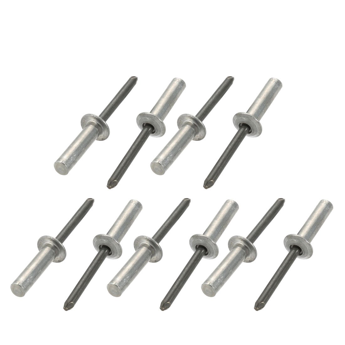 sourcingmap 6.4mmx25mm Aluminum Round Dome Head Closed End Blind Rivets ...