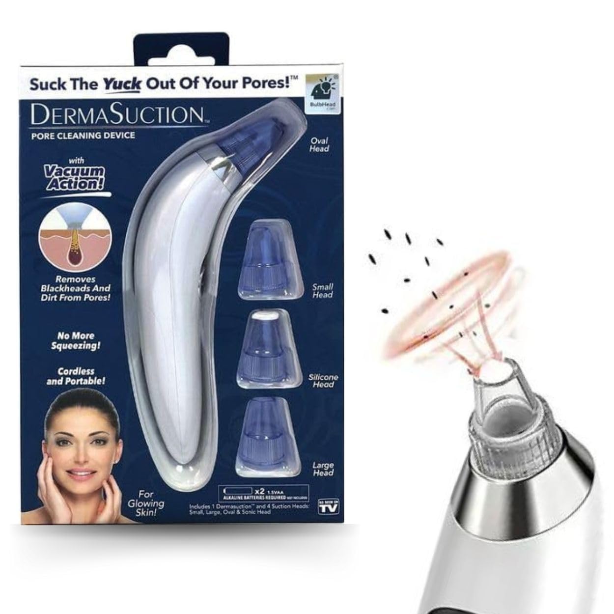 WynxCare Blackhead Remover Tool | Silicone Blackheads Removal Suction ...